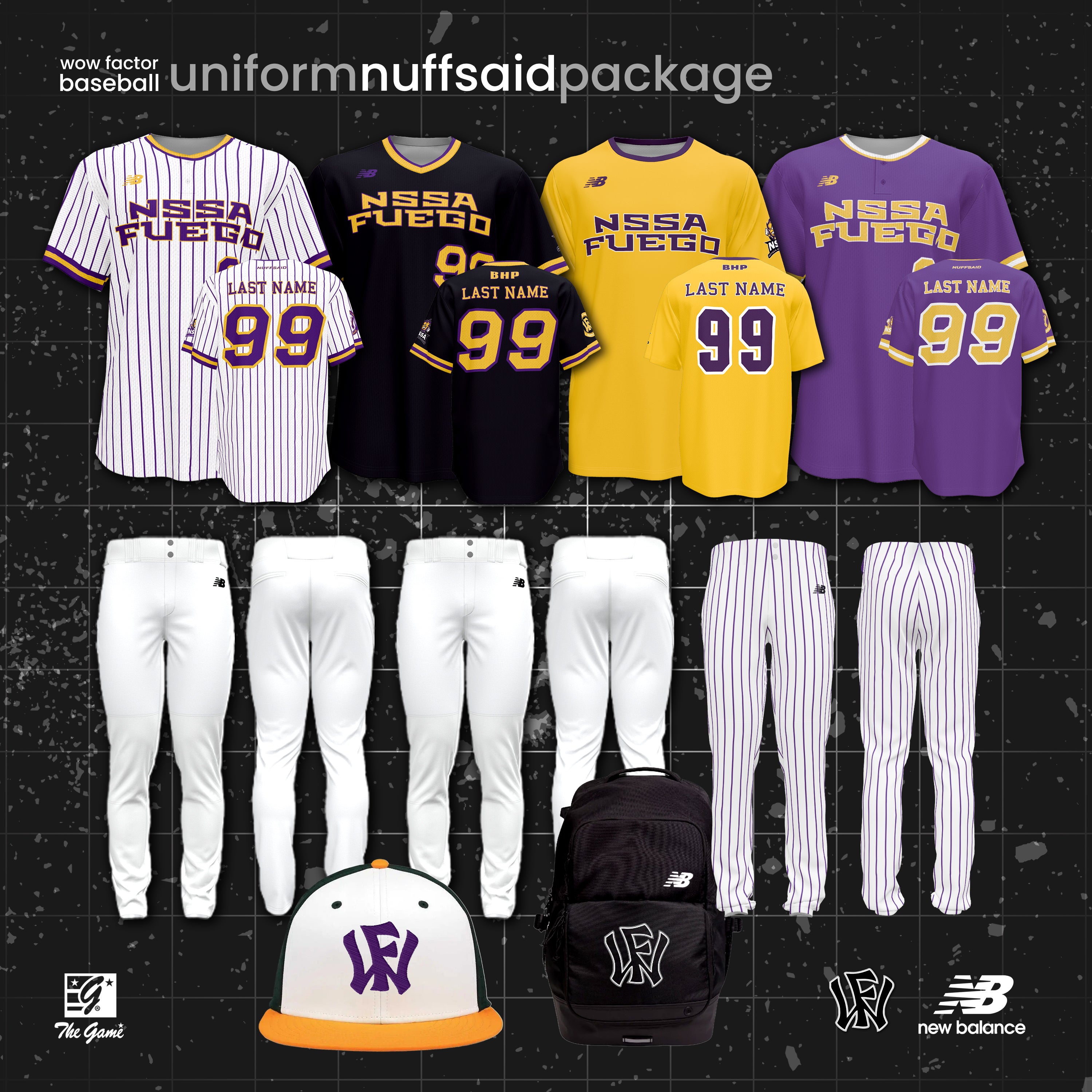 NUFFSAID Uniform Package *Allow 9-12 weeks for delivery* – Wow Factor